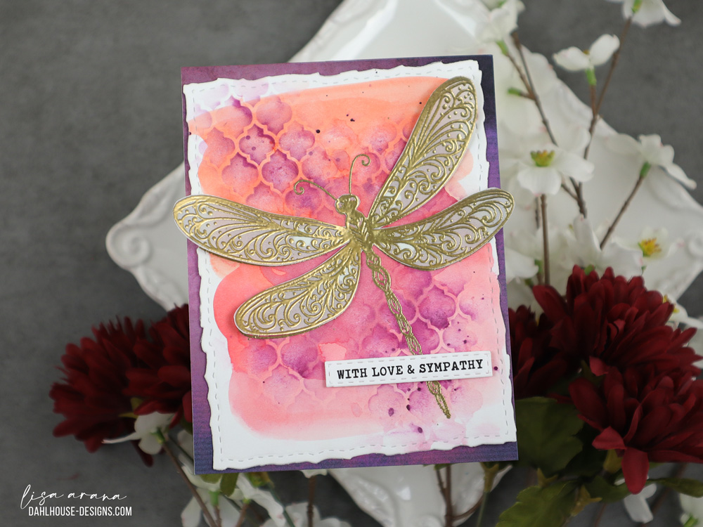 Easy Techniques for a Stunning Sympathy Card | dahlhouse designs